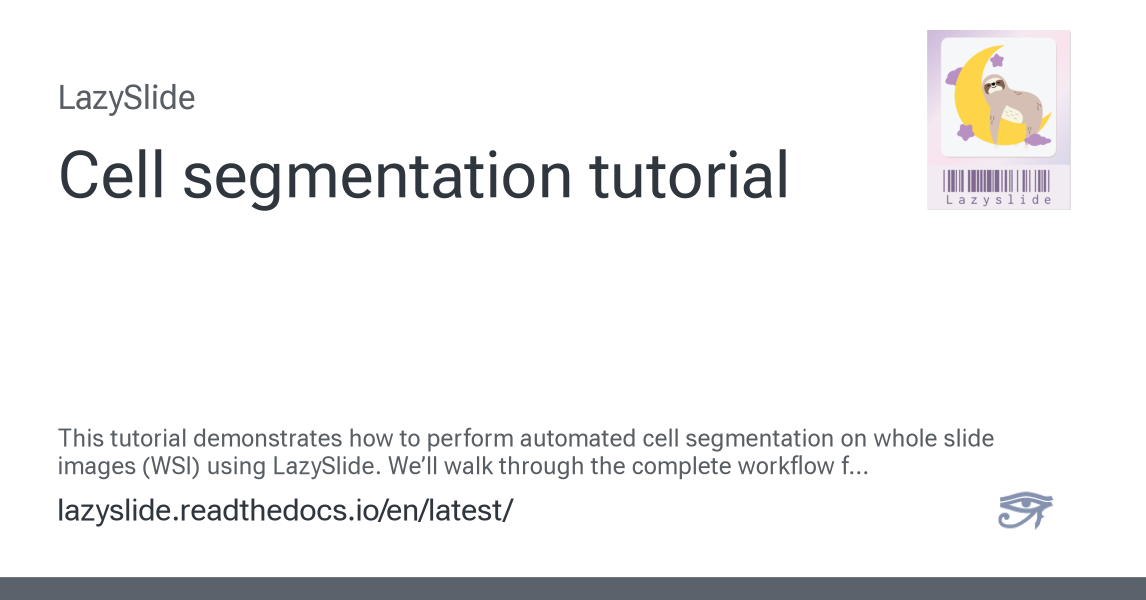 Cell segmentation tutorial — LazySlide 0.11.0rc2.post1.dev0+dab13ad ...