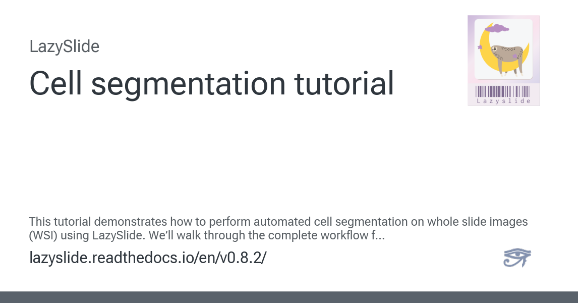 Cell segmentation tutorial — LazySlide 0.8.2 documentation